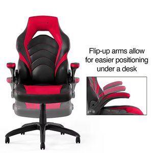 Emerge | Office | Emerge Vortex Bonded Leather Gaming Chair Black And ...